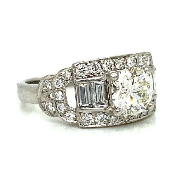 Vintage 1.01 CT Round Brilliant Diamond Ring – Jahan Diamond Imports